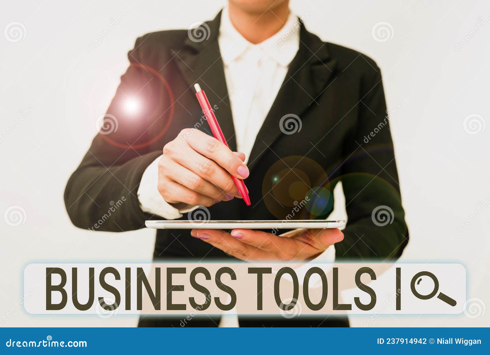 Sign Displaying Business Tools. Business Approach Marketing ...