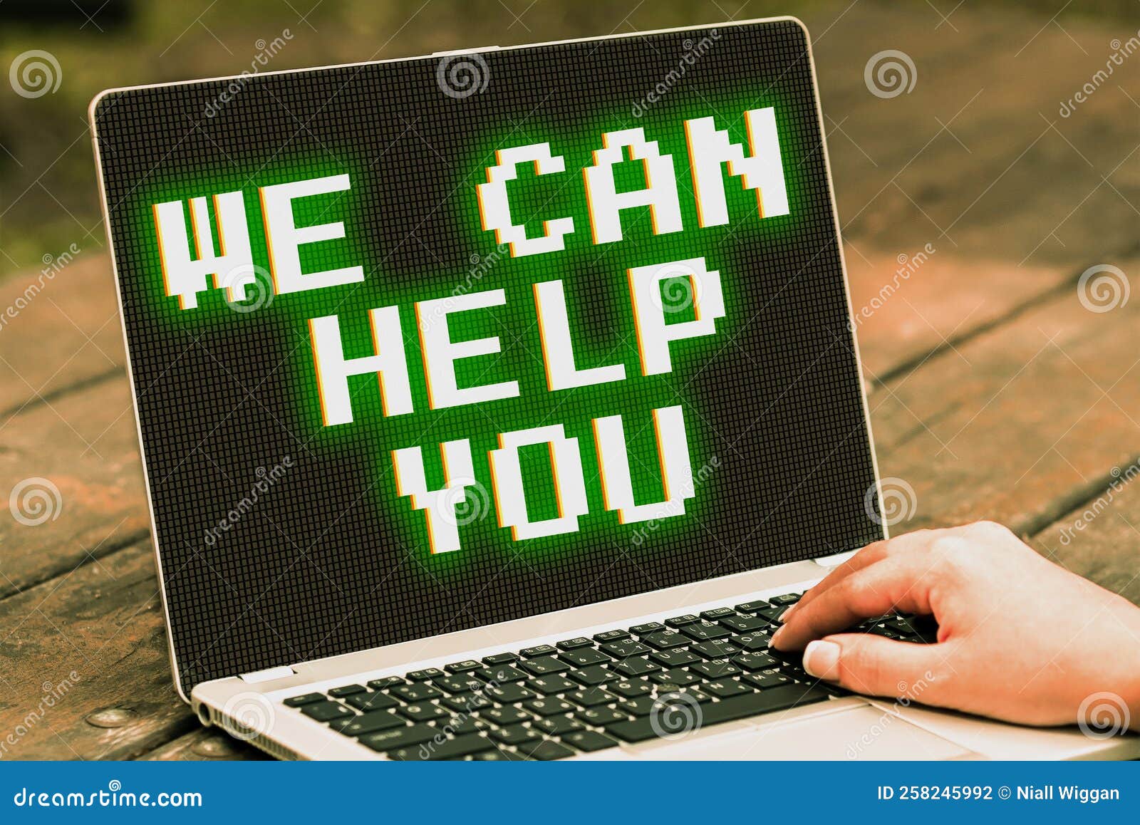 Sign Displaying we Can Help You. Word Written on Support Assistance ...