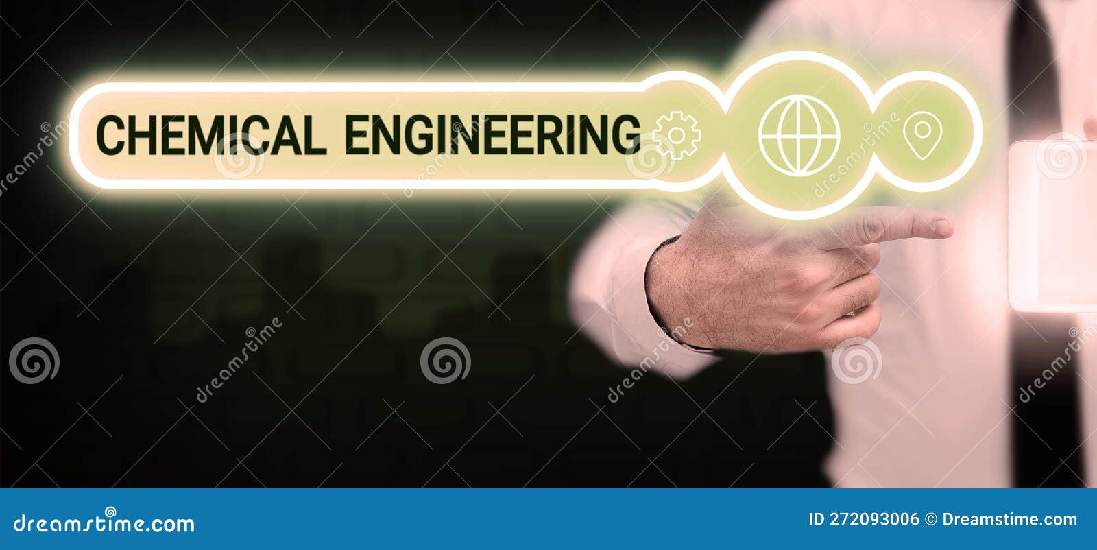 Sign Displaying Chemical Engineering. Concept Meaning Developing Things ...