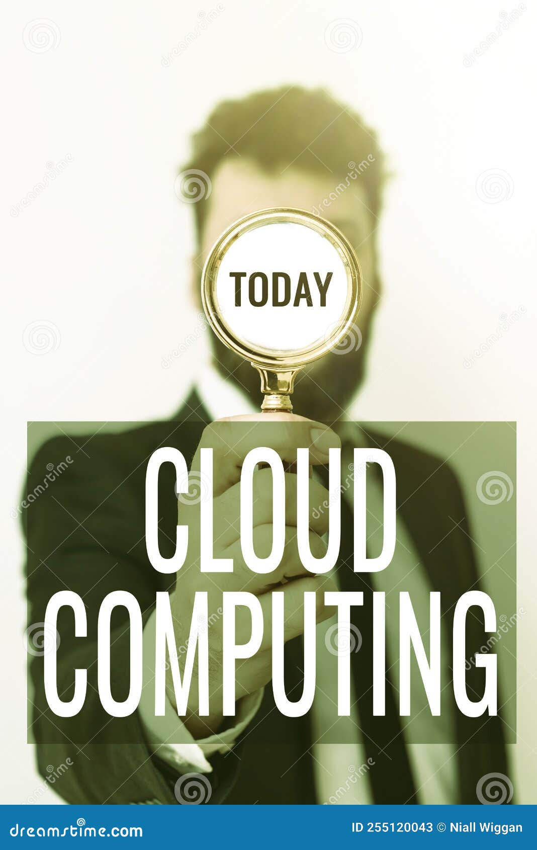 Text Sign Showing Cloud Computinguse a Network of Remote Servers Hosted on the Internet ...