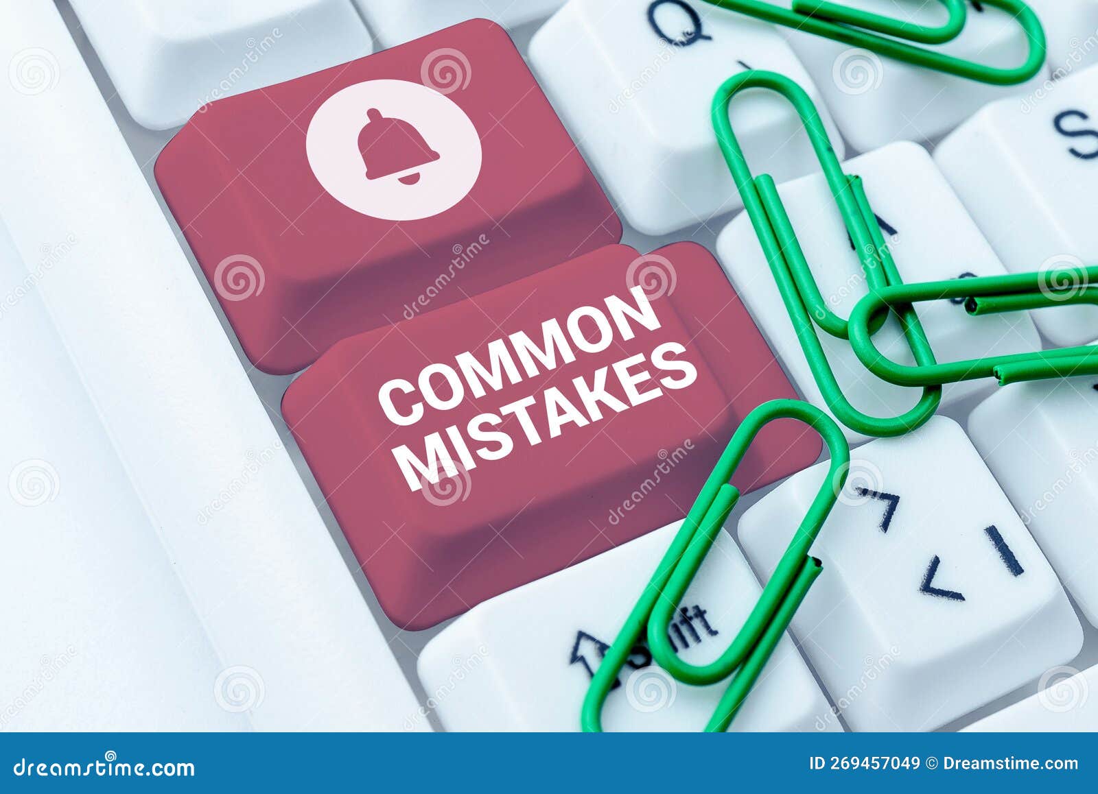 Sign Displaying Common Mistakes. Business Overview Actions that are ...
