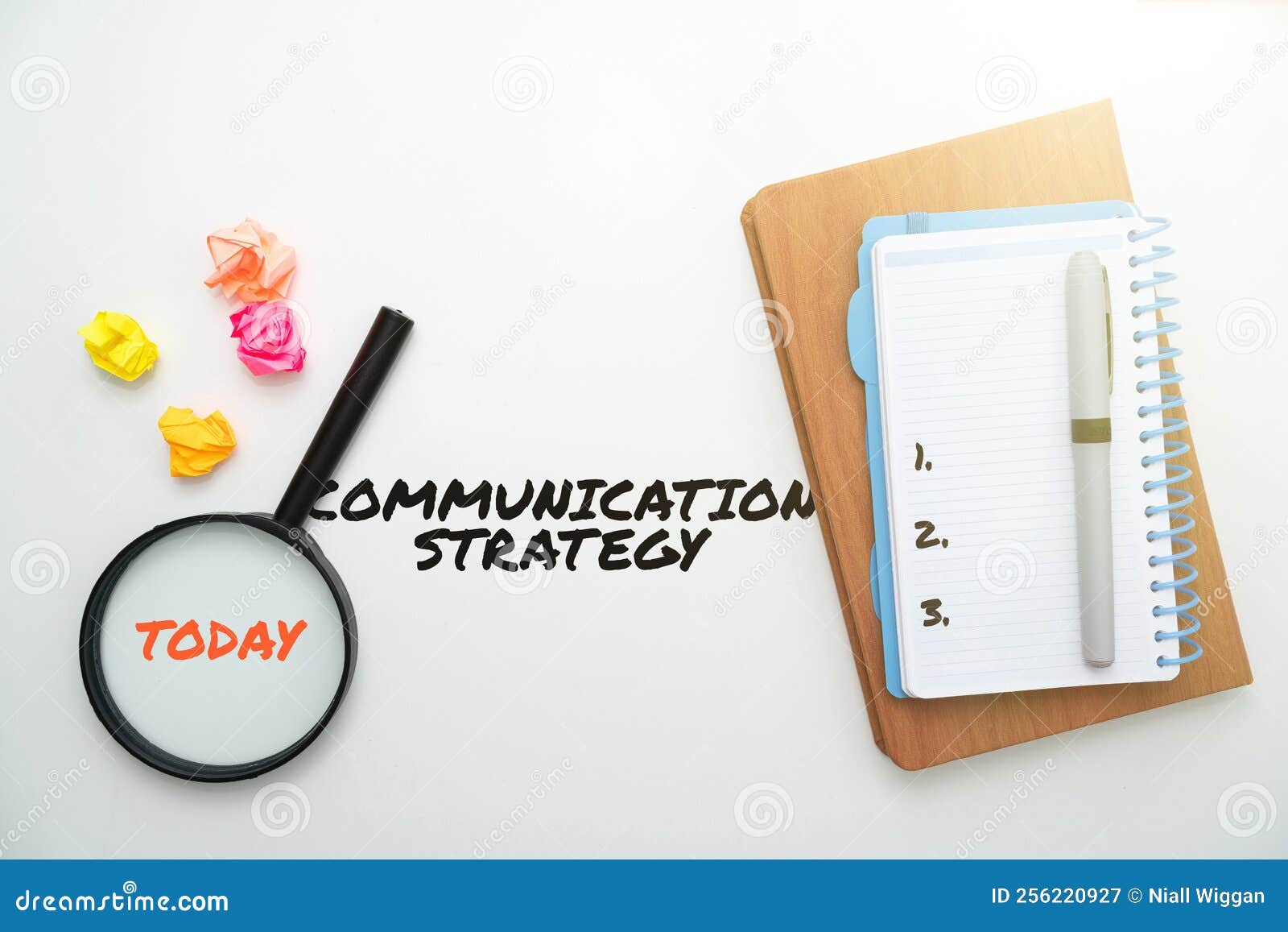Sign Displaying Communication Strategy. Business Approach Verbal ...