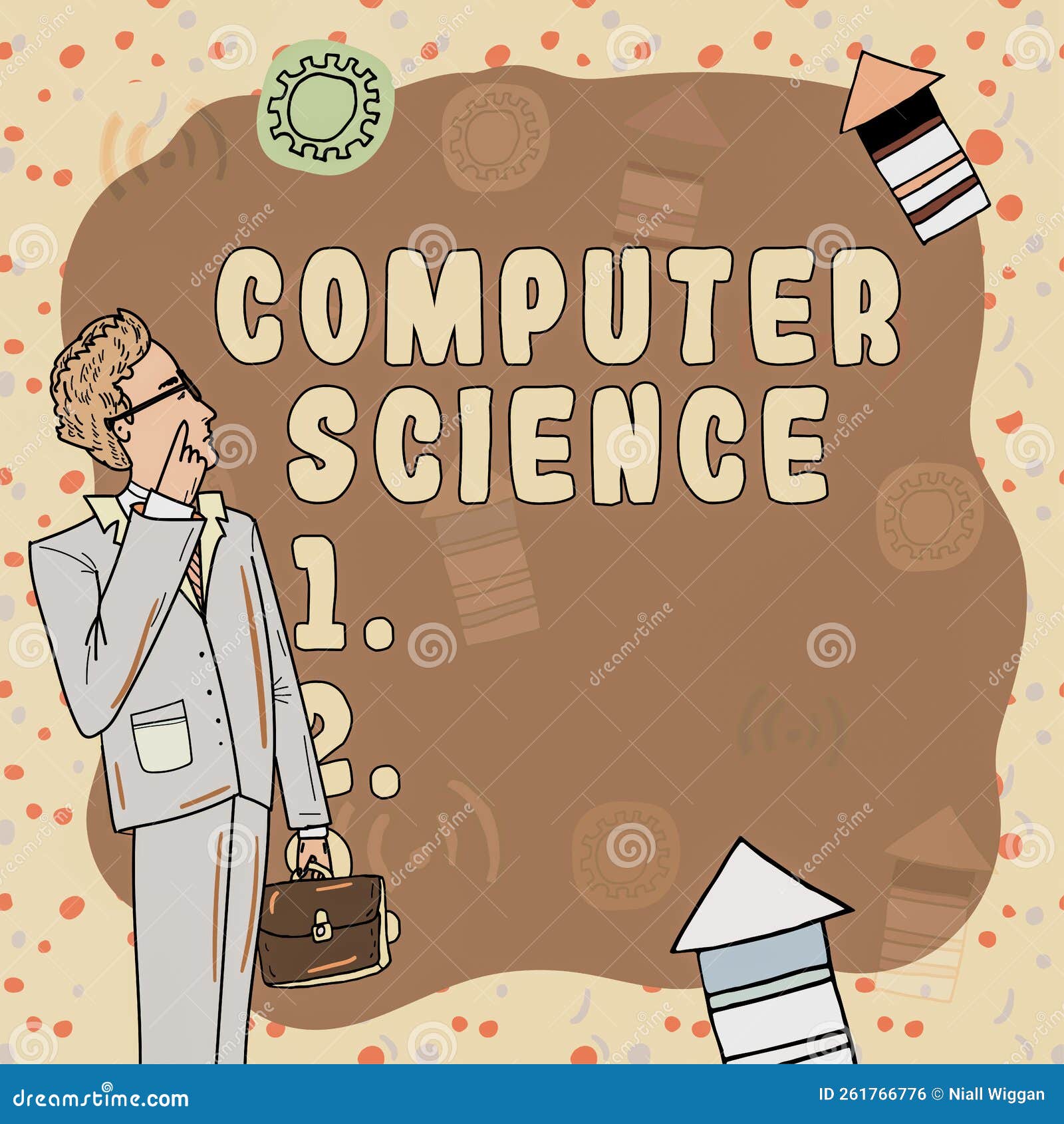 Sign Displaying Computer Science. Concept Meaning Study of Both ...