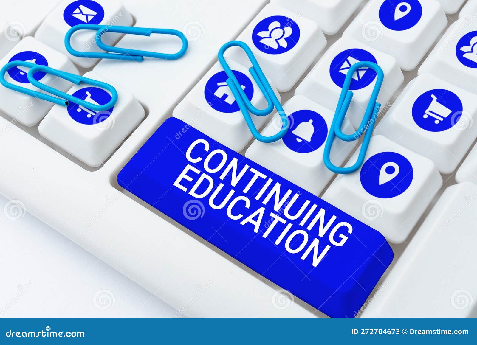 Sign Displaying Continuing Education. Word Written on Continued ...