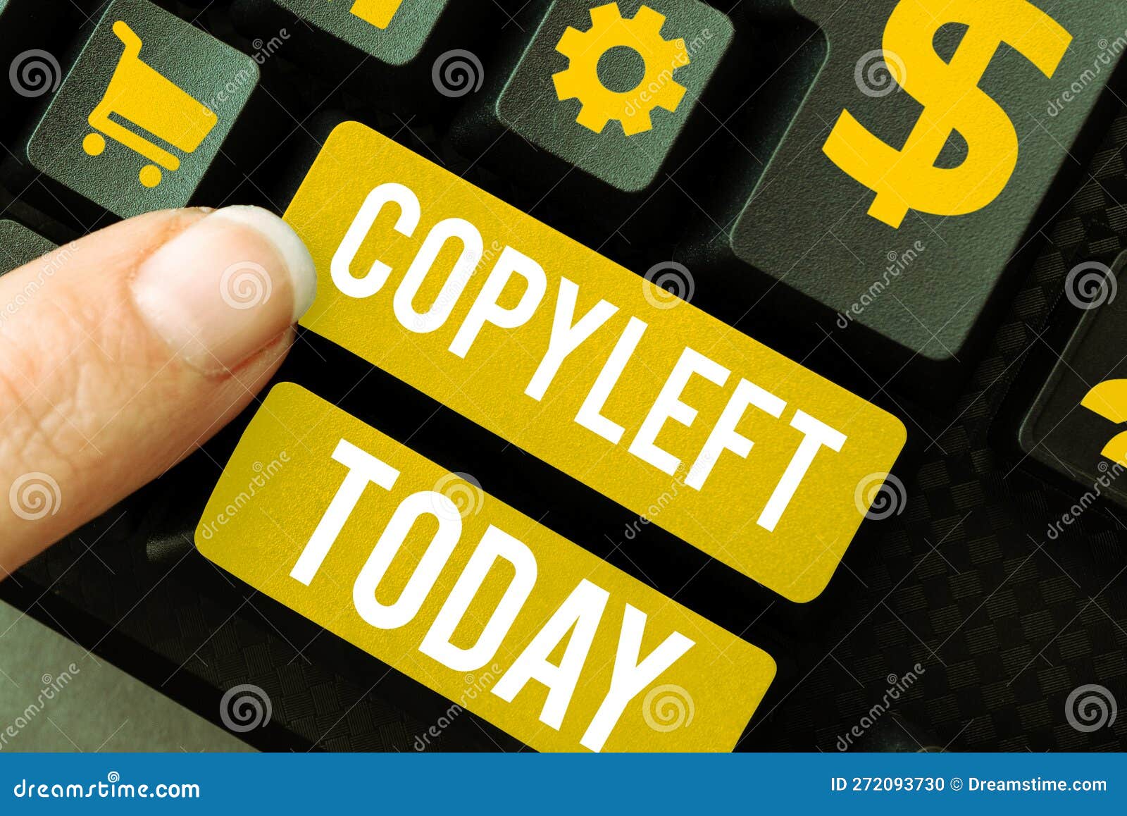 Writing Displaying Text Copyleft. Word Written on the Right To Freely ...