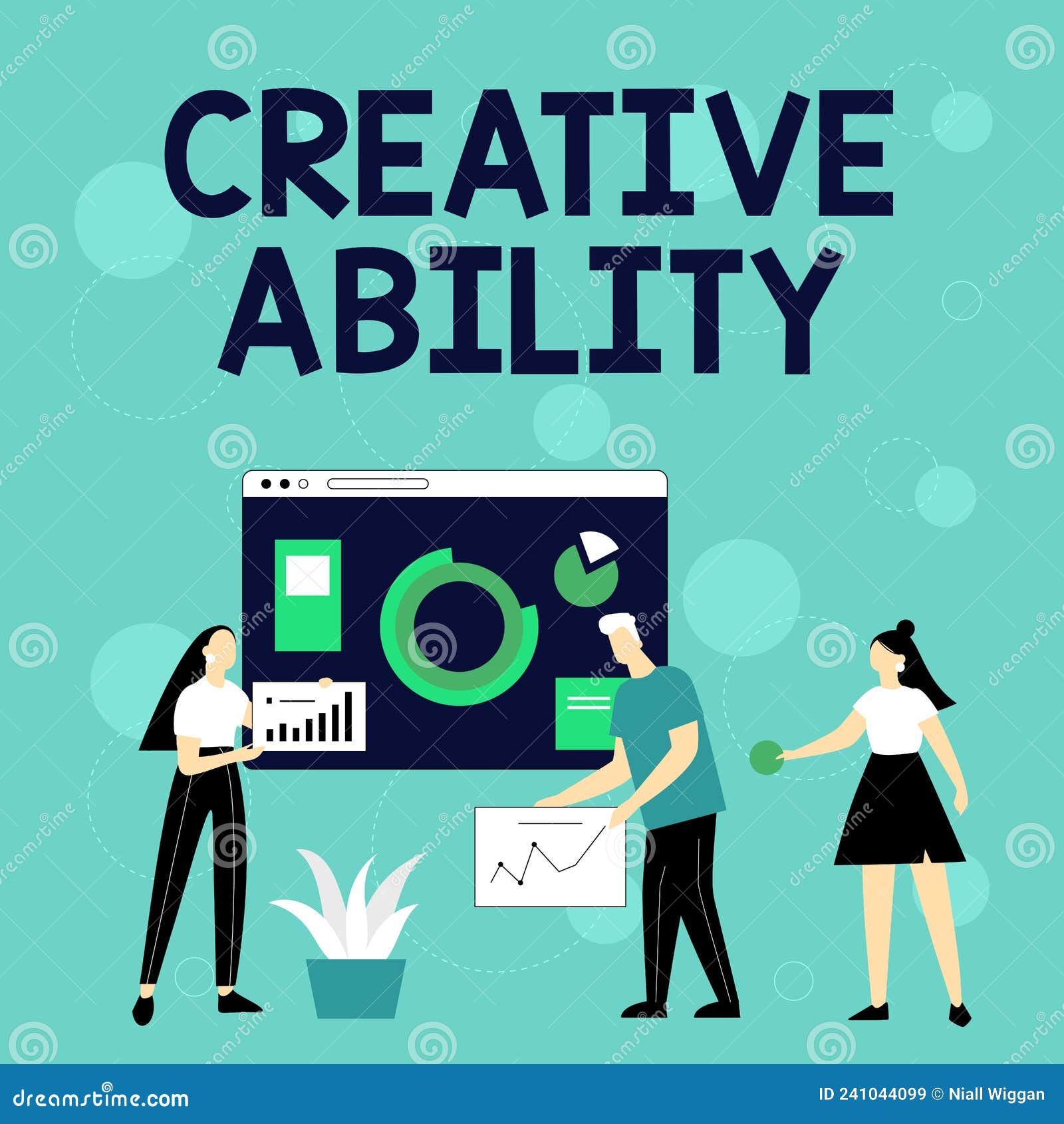 Hand Writing Sign Creative Ability. Business Overview Able To Function ...