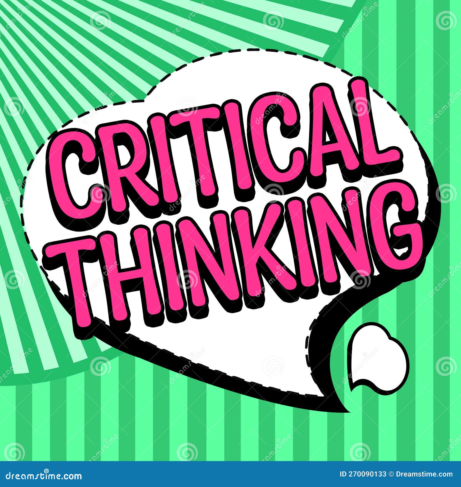 Text Showing Inspiration Critical Thinking. Business Showcase Sequence ...