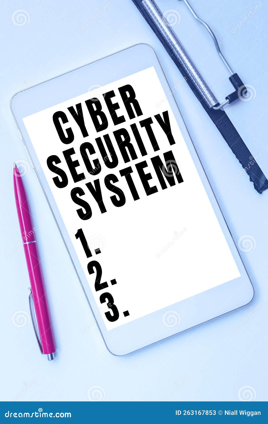 Sign Displaying Cyber Security System. Internet Concept Techniques of ...