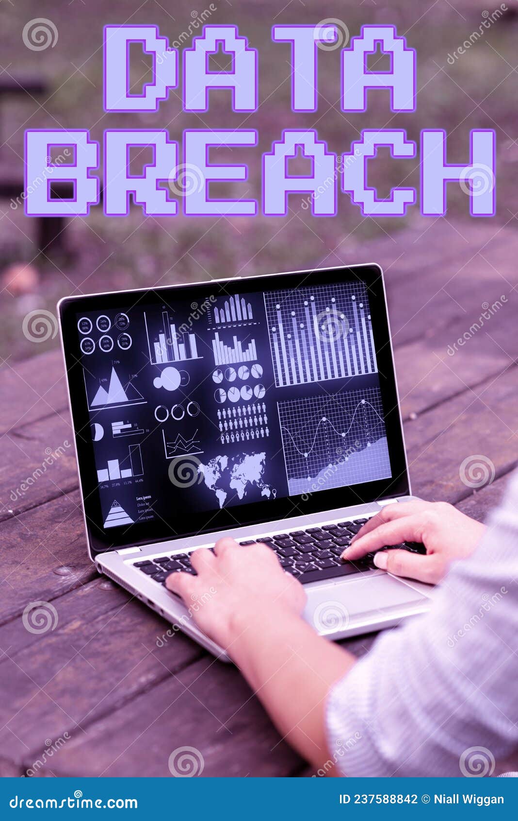Inspiration Showing Sign Data Breach. Business Idea Unauthorized ...