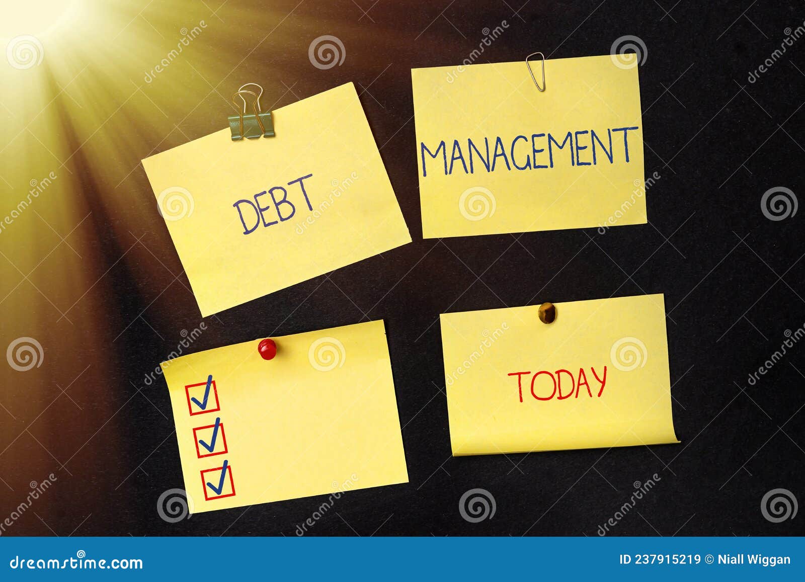 Conceptual Caption Debt Management. Business Showcase the Formal ...