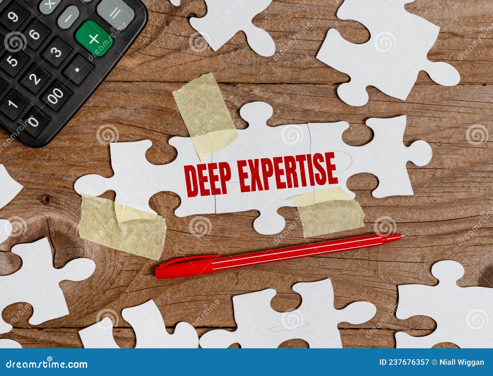 Sign Displaying Deep Expertise. Concept Meaning Great Skill or Broad ...