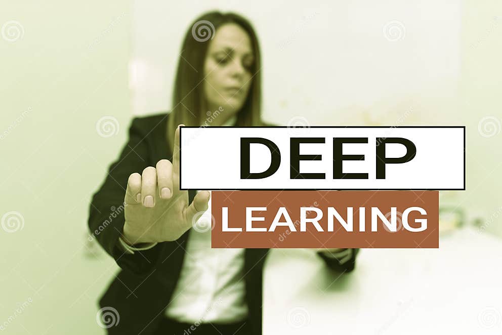 Sign Displaying Deep Learning. Conceptual Photo Hierarchical ...