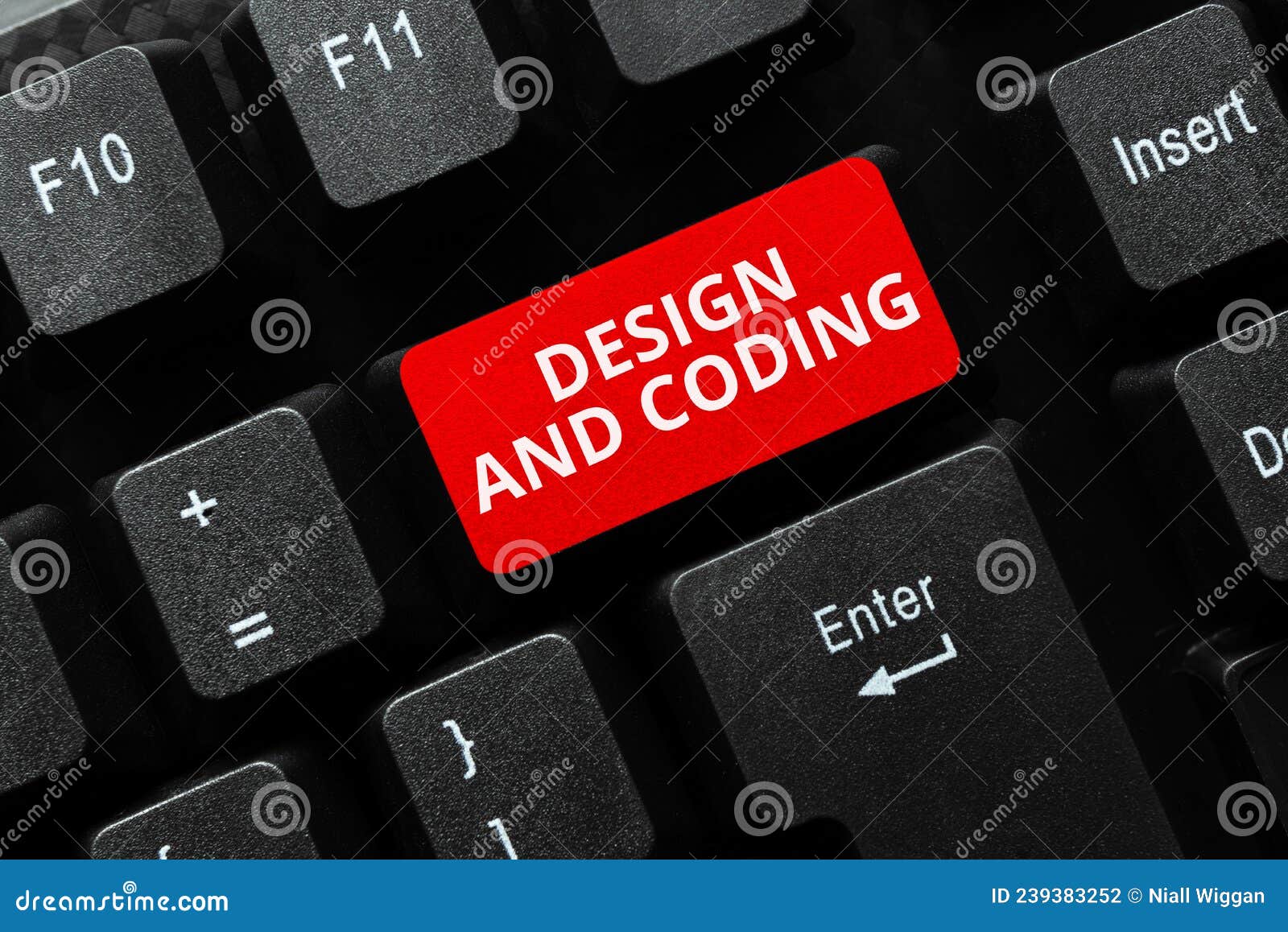 Sign Displaying Design And Coding Word Written On Html And Programming
