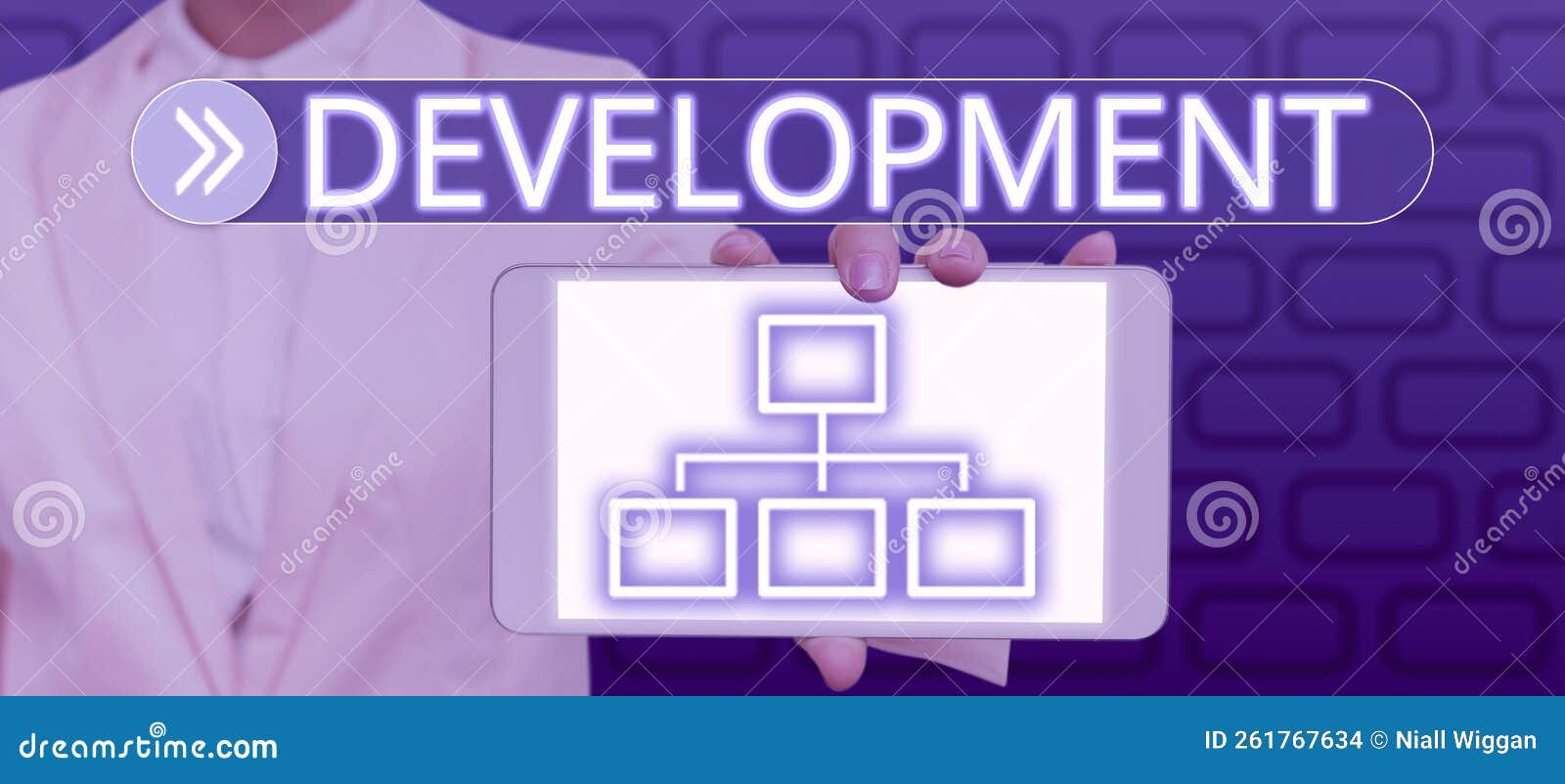 Sign Displaying Development. Concept Meaning a Cycle in Which Somebody ...