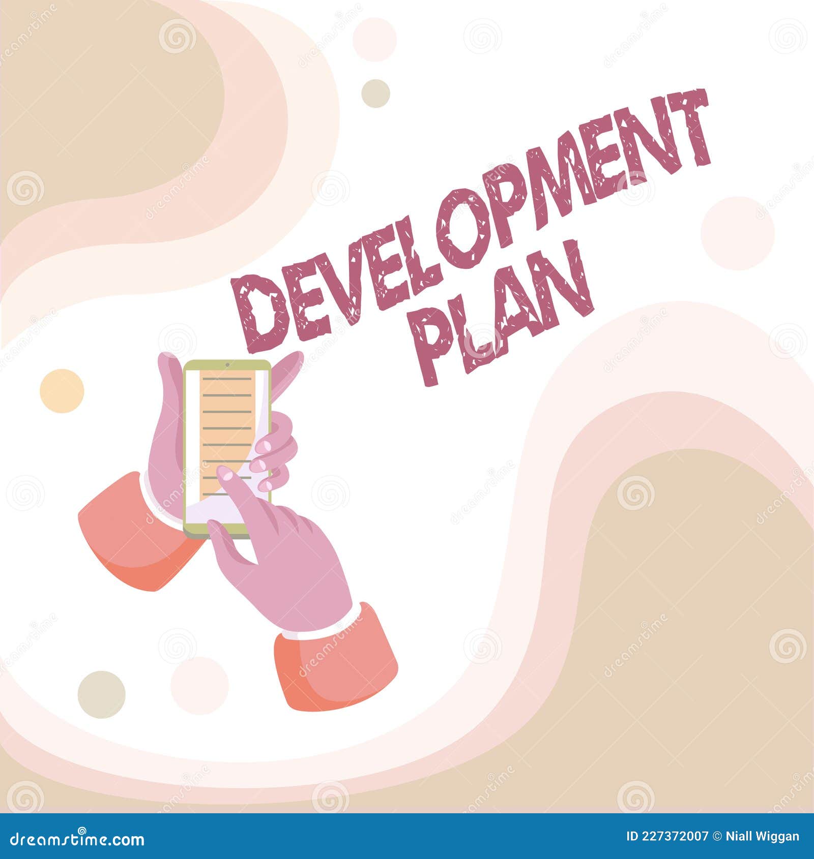 Sign Displaying Development Plan. Business Showcase the Planning of the ...
