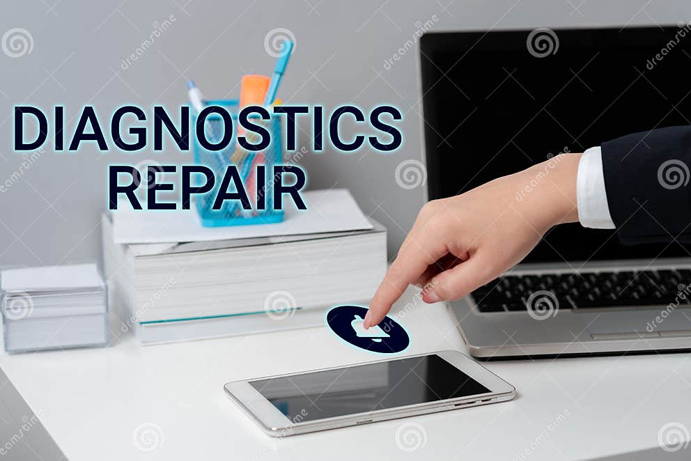Sign Displaying Diagnostics Repaira Program Or Routine That Helps A User To Identify Errors 5369