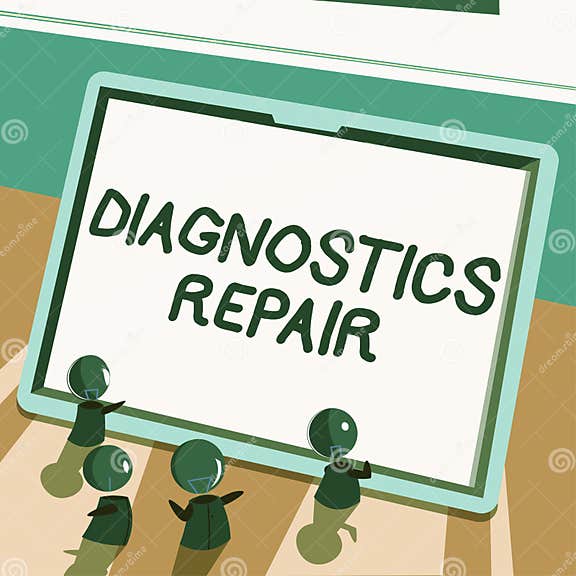 Text Caption Presenting Diagnostics RepairA Program or Routine that ...