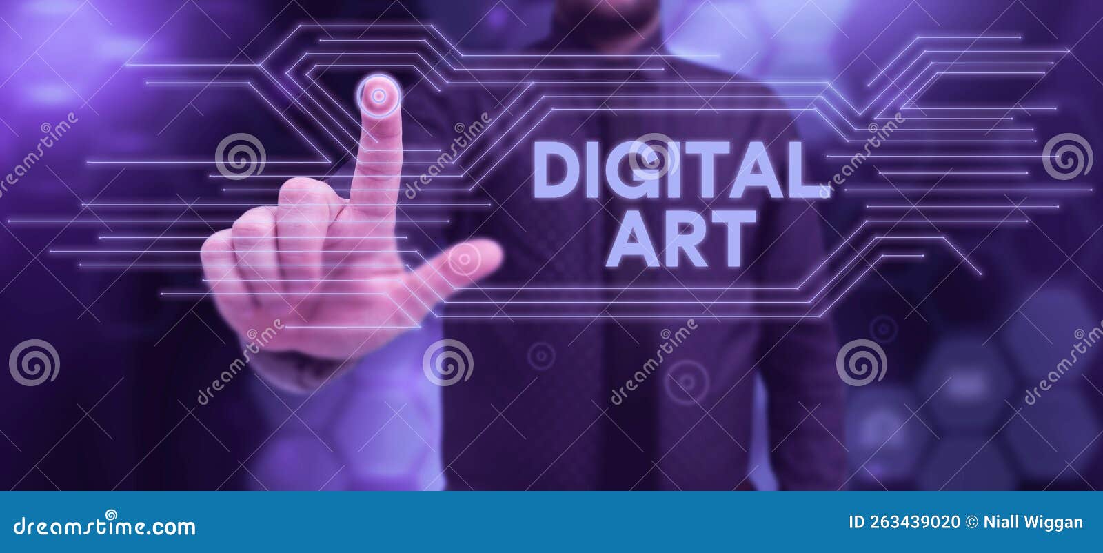 Sign Displaying Digital Art. Conceptual Photo Use of Skill and Creative ...