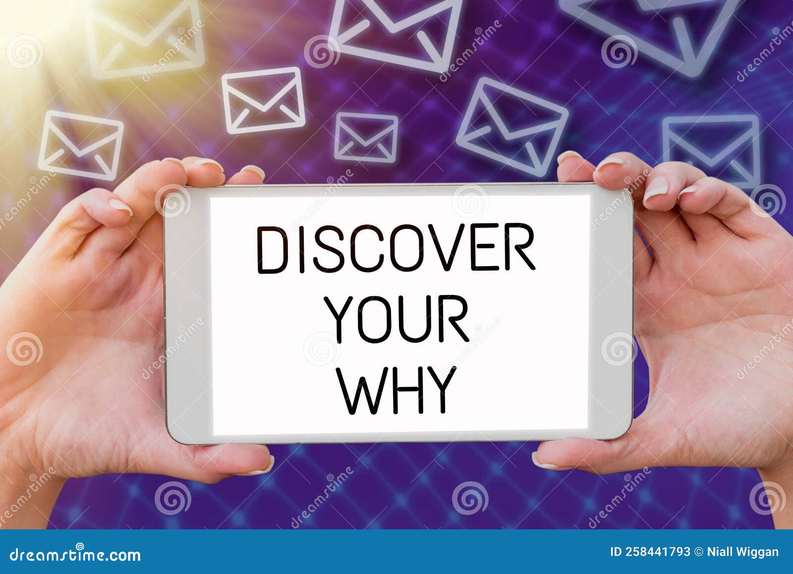Sign Displaying Discover Your Why. Word Written on Knowing the Reason ...