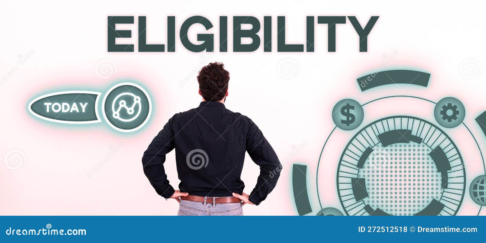 Sign Displaying Eligibility. Business Concept State of Having the Right ...