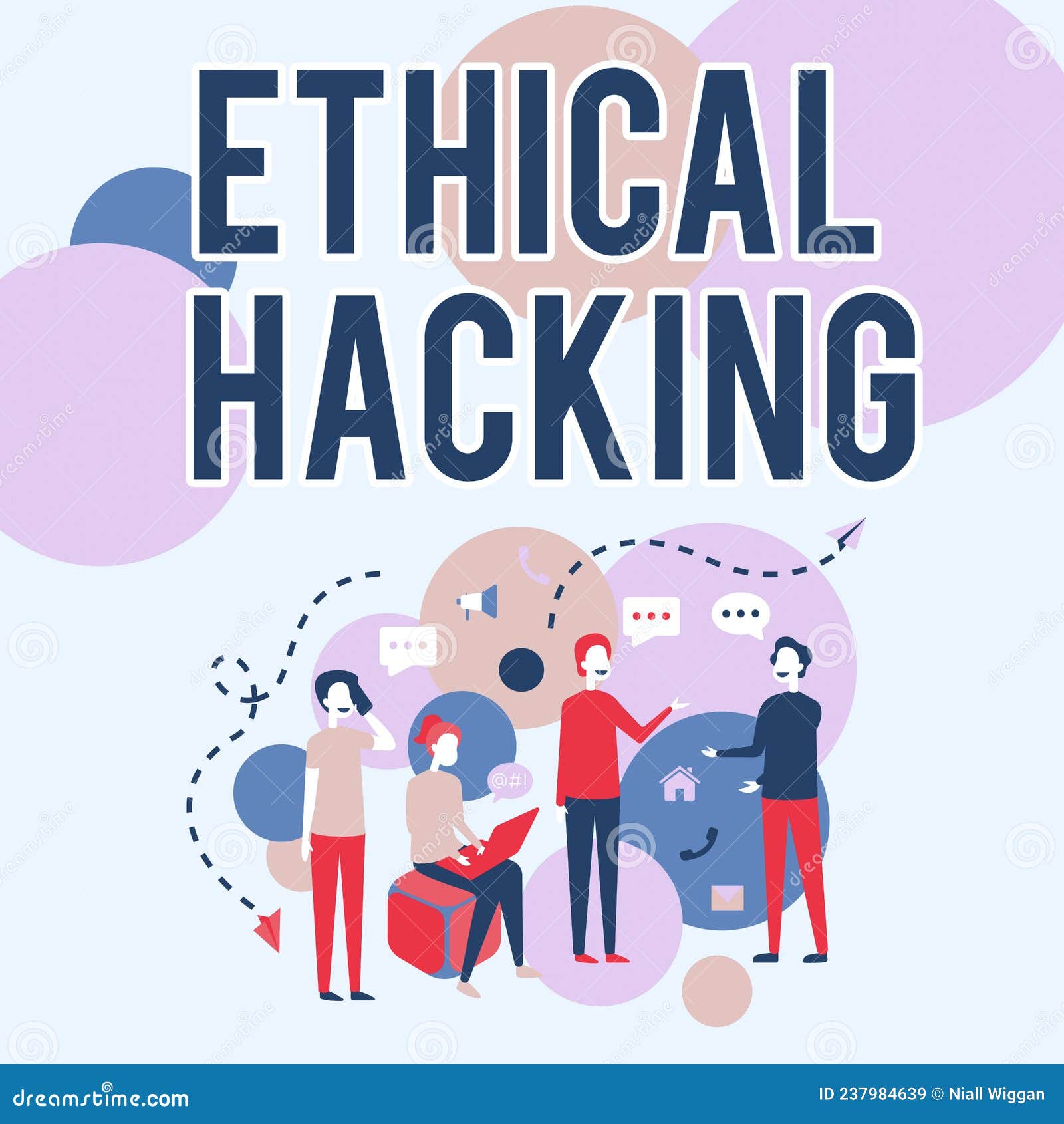 Sign Displaying Ethical Hacking. Business Overview a Legal Attempt of ...