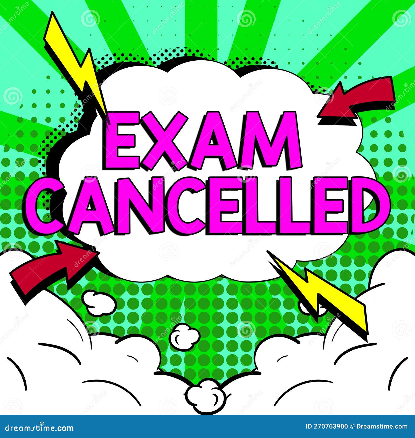 Sign Displaying Exam Cancelled. Business Overview the Precise ...