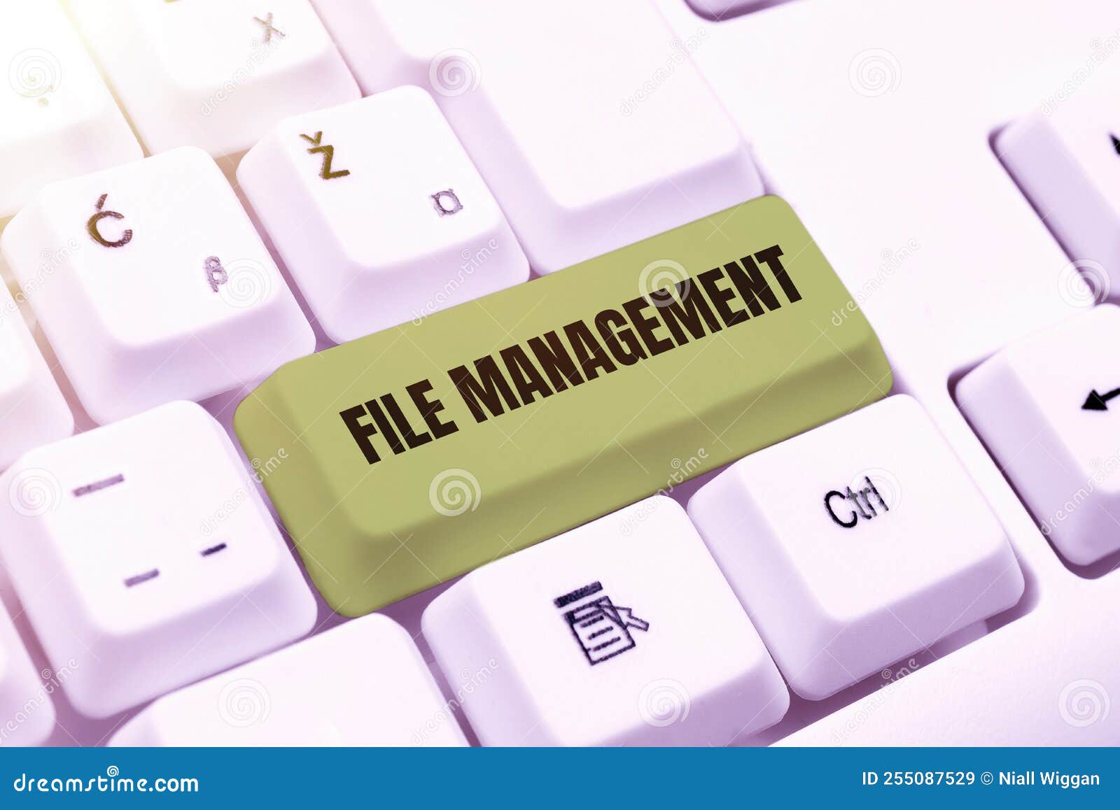Sign Displaying File Managementcomputer Program that Provides User ...