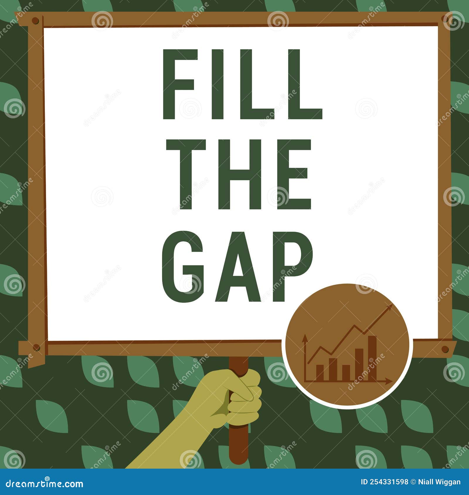 Fill The Gaps Text With Arrows, Concept For Presentations And Reports ... Fill The Gaps Text With Arrows, Concept For Presentations And Reports ...