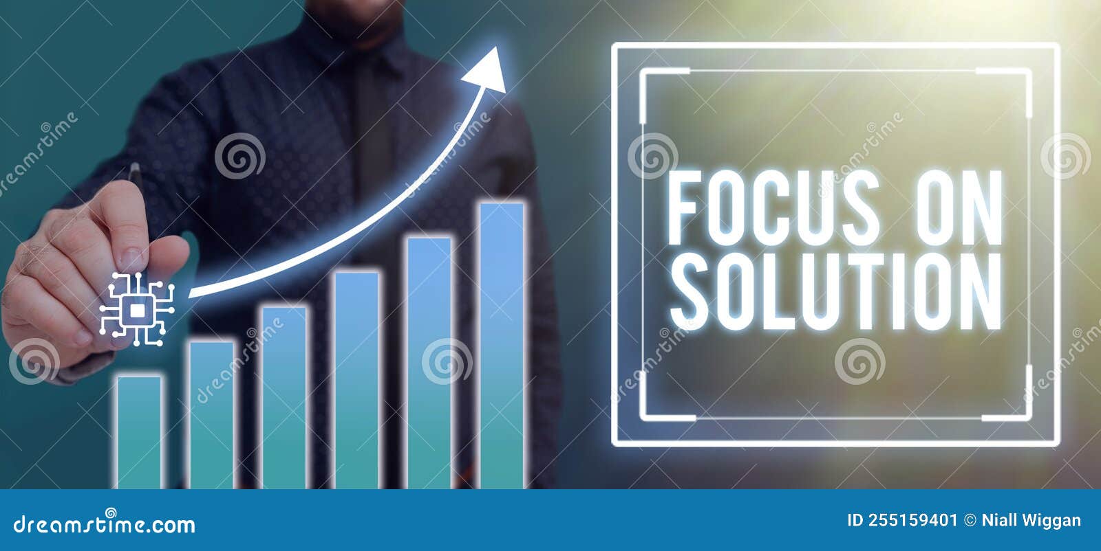 Sign Displaying Focus on SolutionGive Full Attention on Dealing Answer ...
