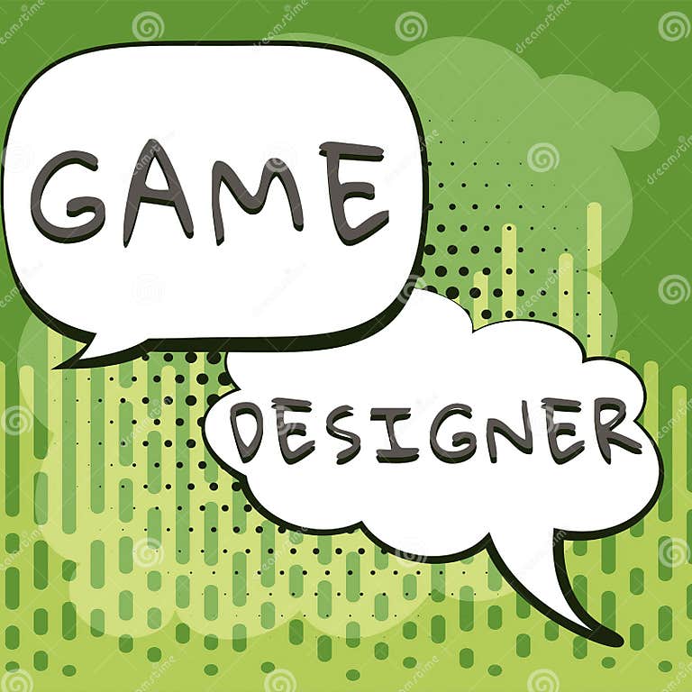 Sign Displaying Game Designer. Business Concept Campaigner Pixel ...