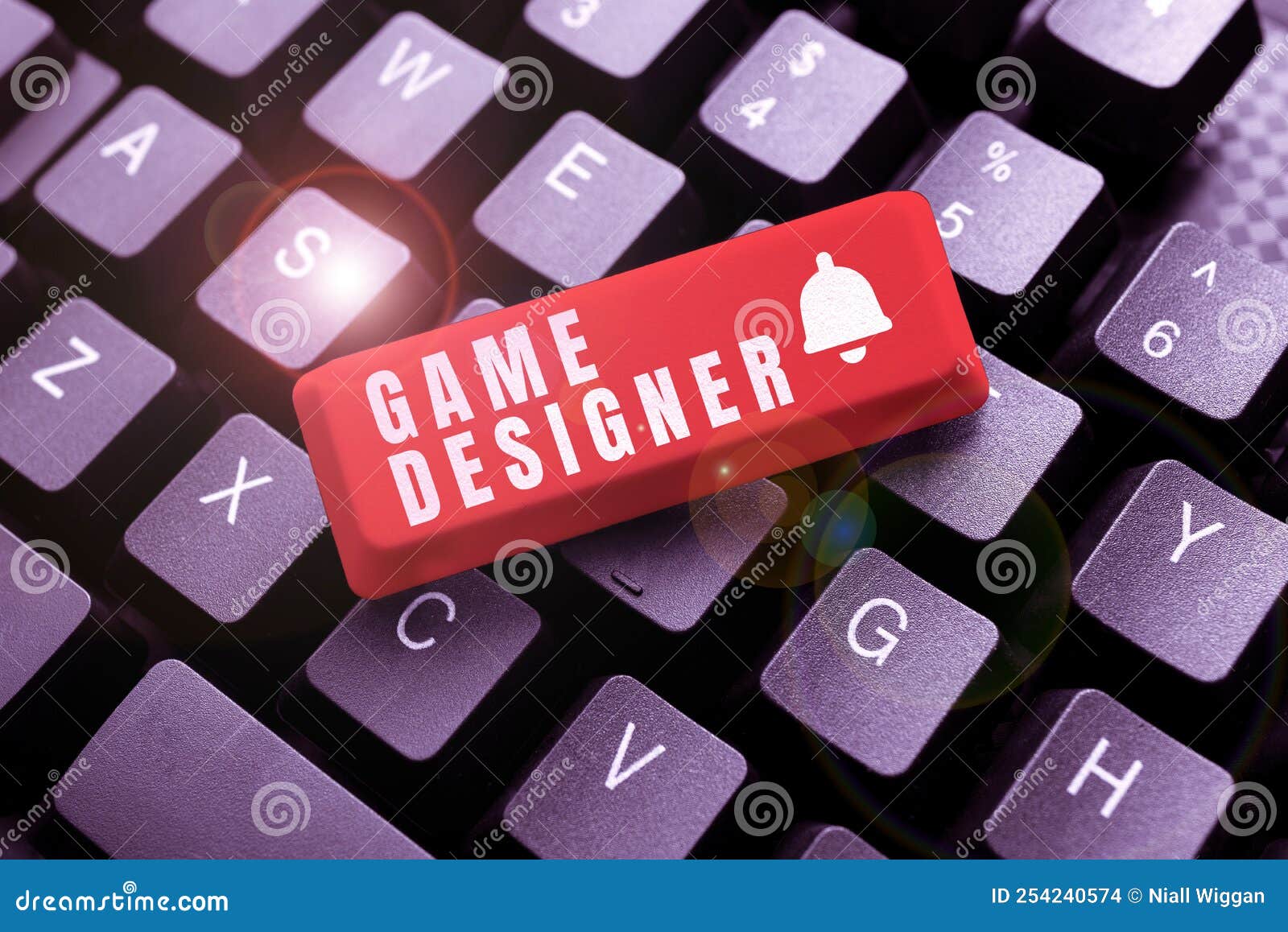 Sign Displaying Game Designer. Word for Campaigner Pixel Scripting ...