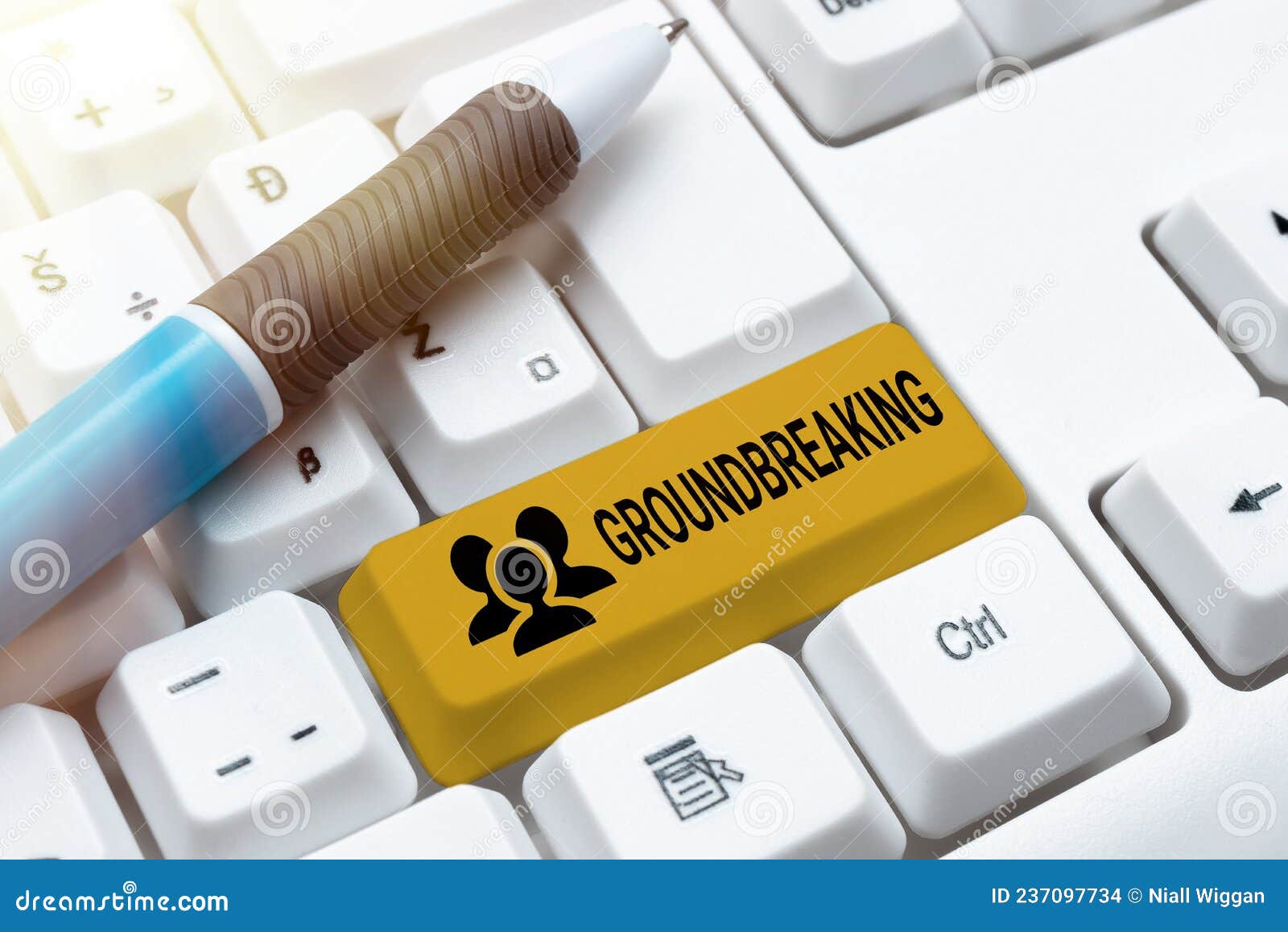 Groundbreaking Sign Or Stamp Vector Illustration | CartoonDealer.com ...