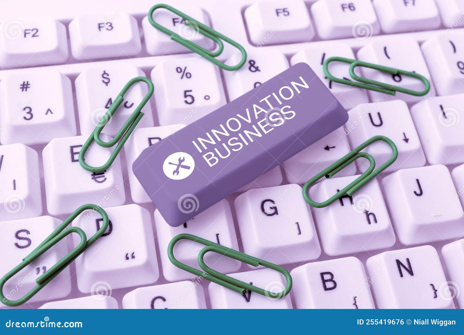 Sign Displaying Innovation Business. Business Idea Introduce New Ideas ...