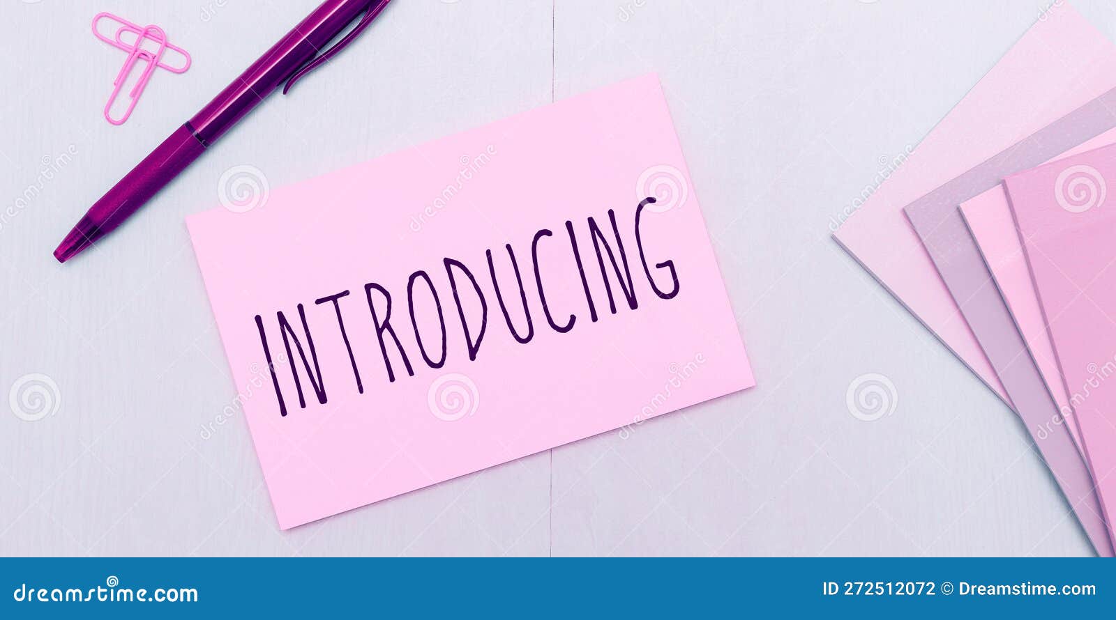 Sign Displaying Introducing. Business Overview Presenting a Topic or ...