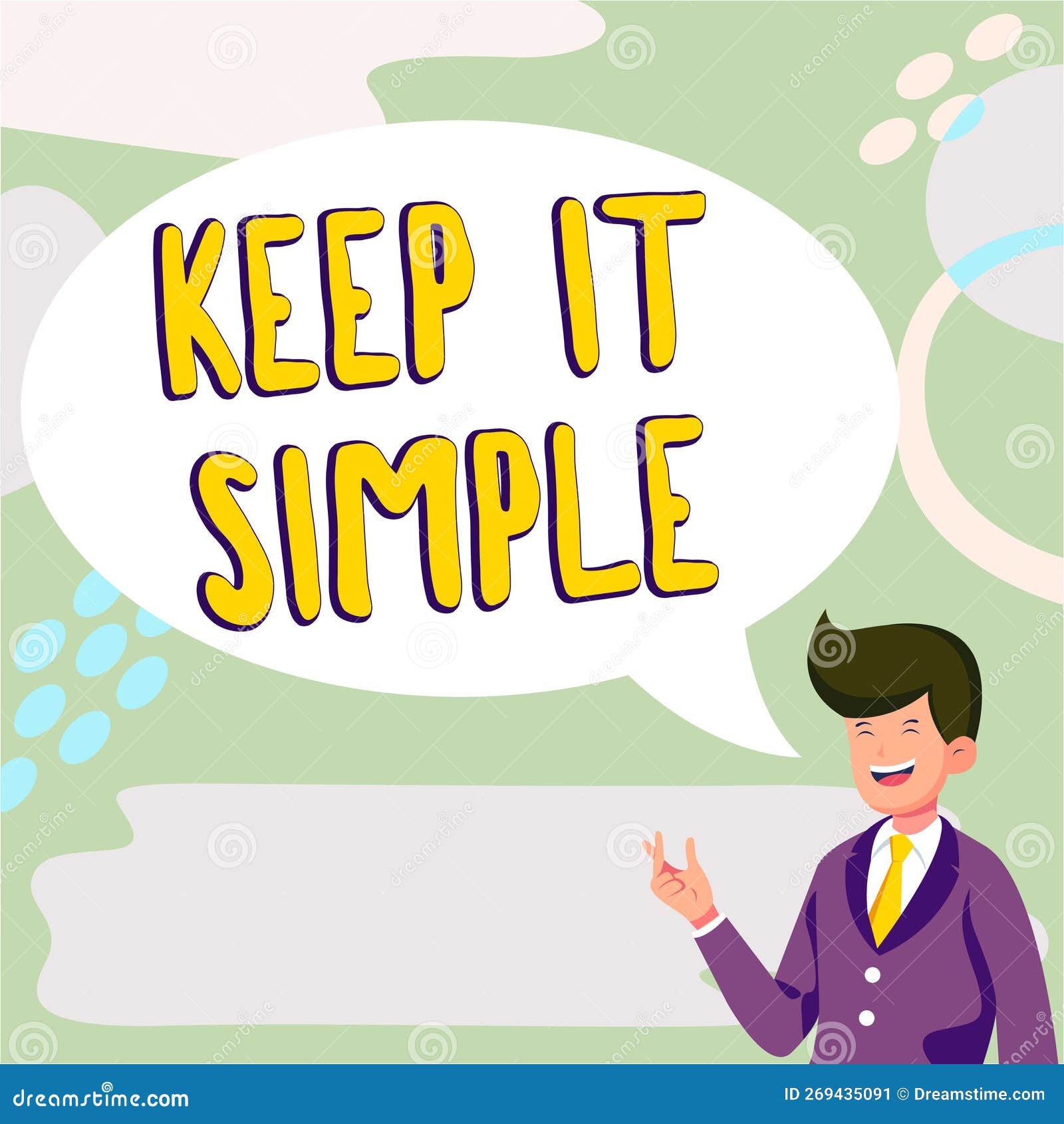 Sign Displaying Keep it Simple. Concept Meaning Easy To Toss Around ...