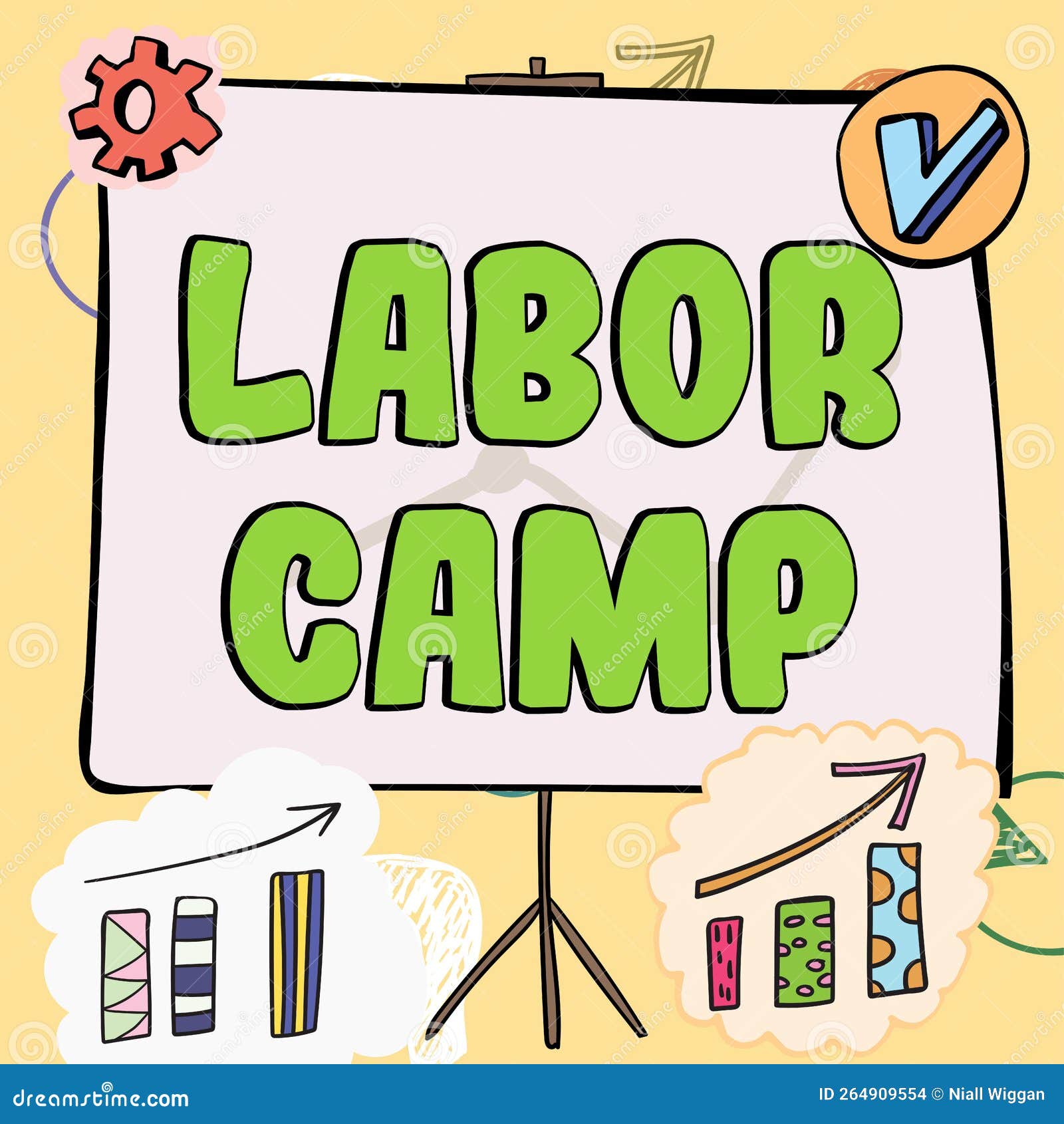 Sign Displaying Labor Camp. Business Showcase a Penal Colony Where ... Sign Displaying Labor Camp. Business Showcase a Penal Colony Where ...