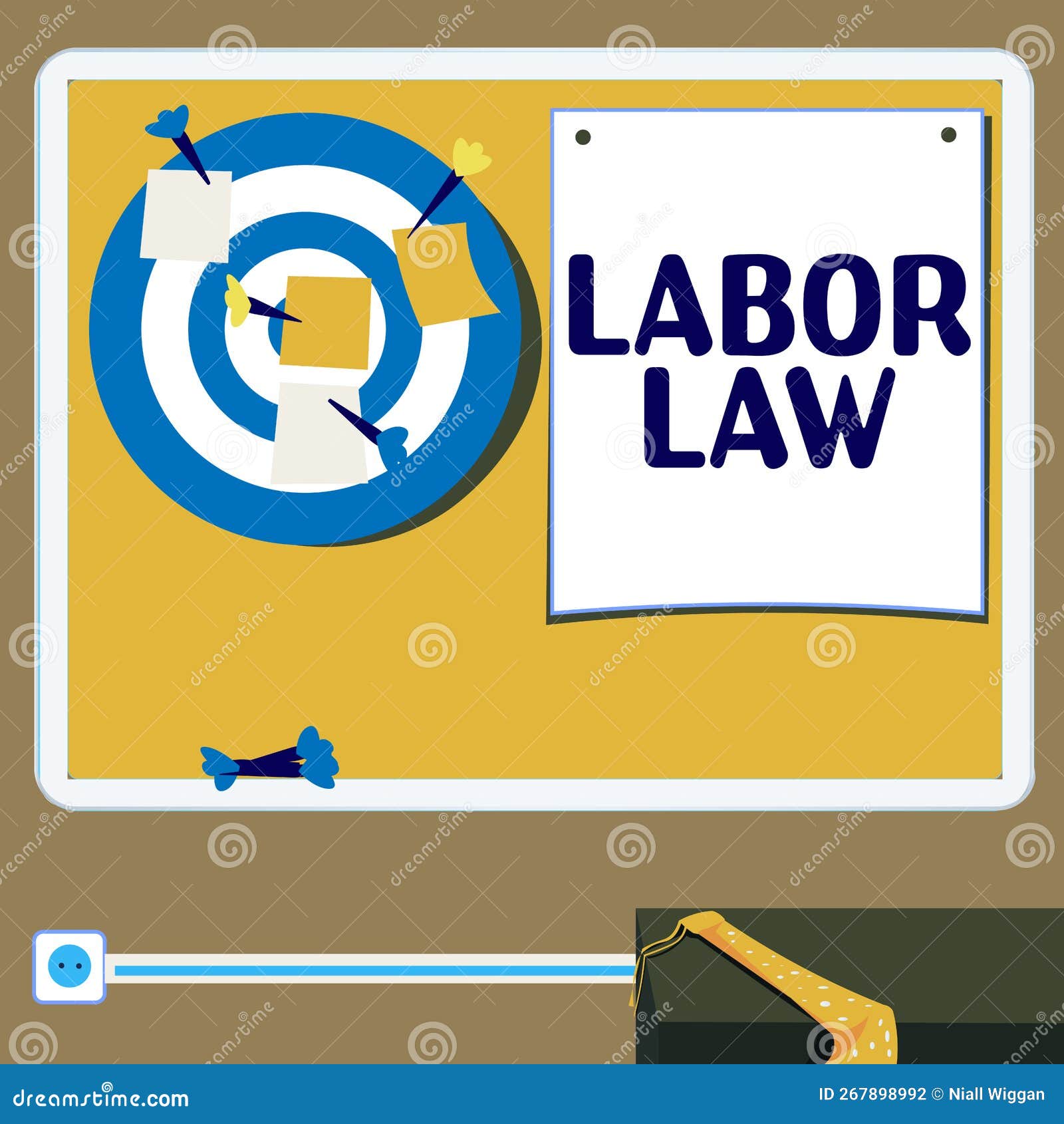 Sign Displaying Labor Law. Internet Concept Rules Relating To Rights ...