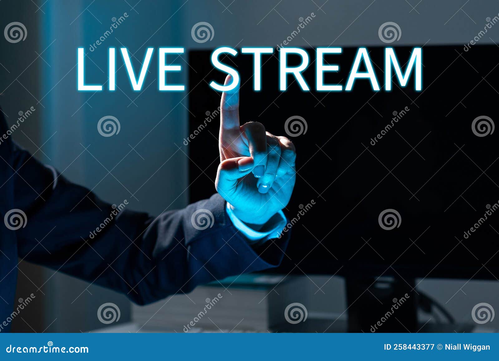 Conceptual Caption Live Stream. Business Showcase To Broadcast a Video ... Conceptual Caption Live Stream. Business Showcase To Broadcast a Video ...