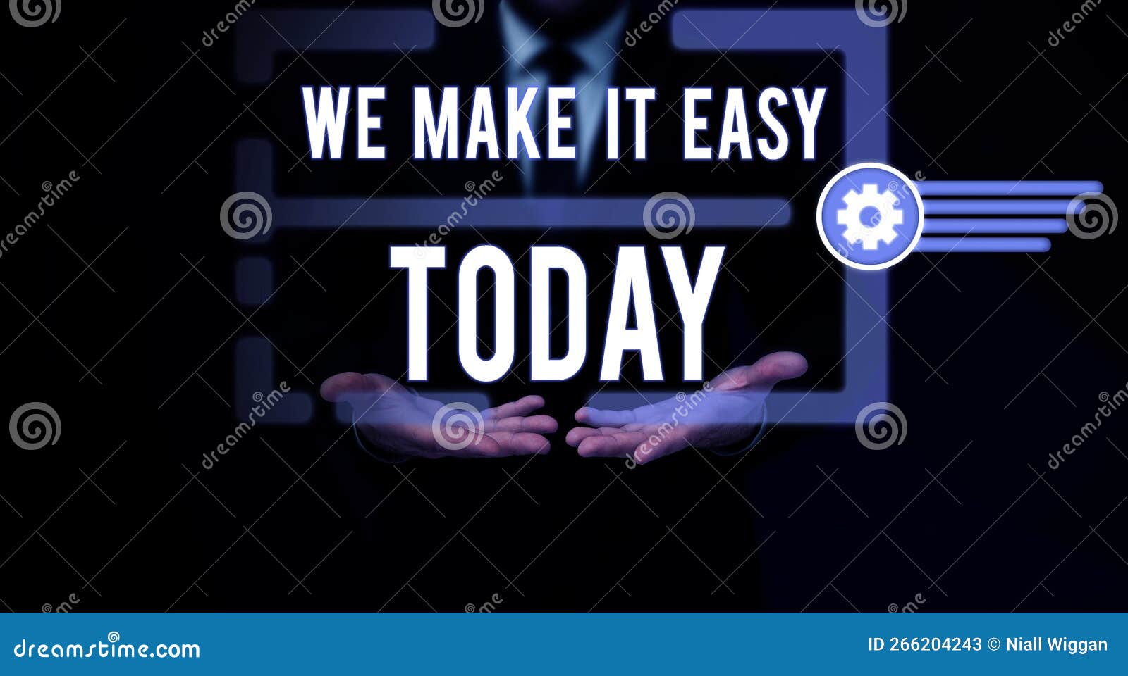Sign Displaying we Make it Easy Today. Business Concept Offering ... Sign Displaying we Make it Easy Today. Business Concept Offering ...