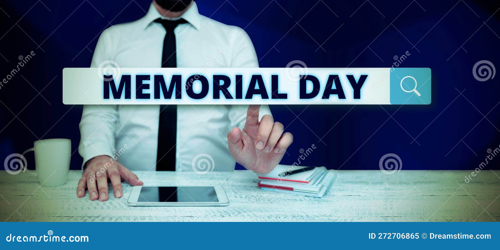 Sign Displaying Memorial Day. Concept Meaning To Honor and Remembering ... Sign Displaying Memorial Day. Concept Meaning To Honor and Remembering ...