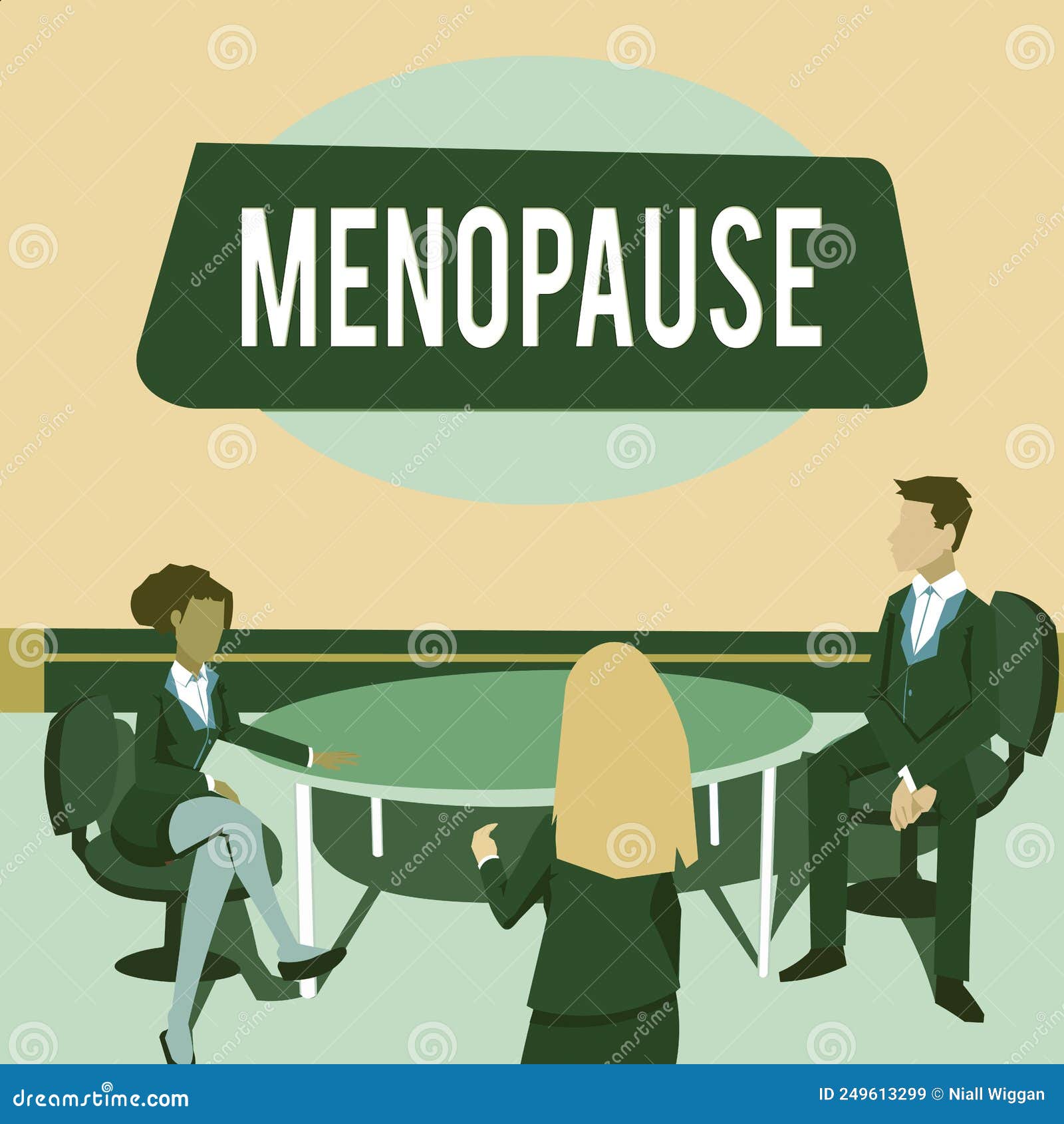 Sign Displaying Menopause. Concept Meaning Period of Permanent ... Sign Displaying Menopause. Concept Meaning Period of Permanent ...