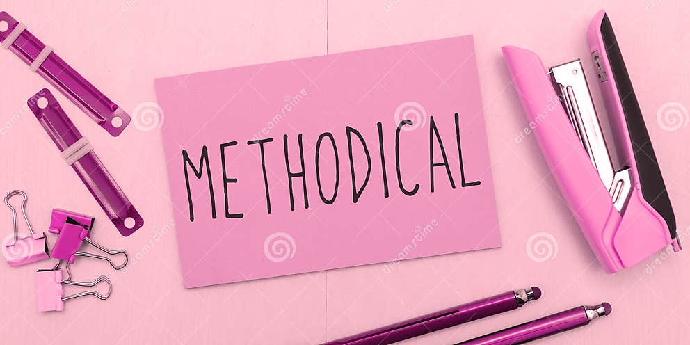 Text Showing Inspiration Methodical. Business Concept System of Methods ...