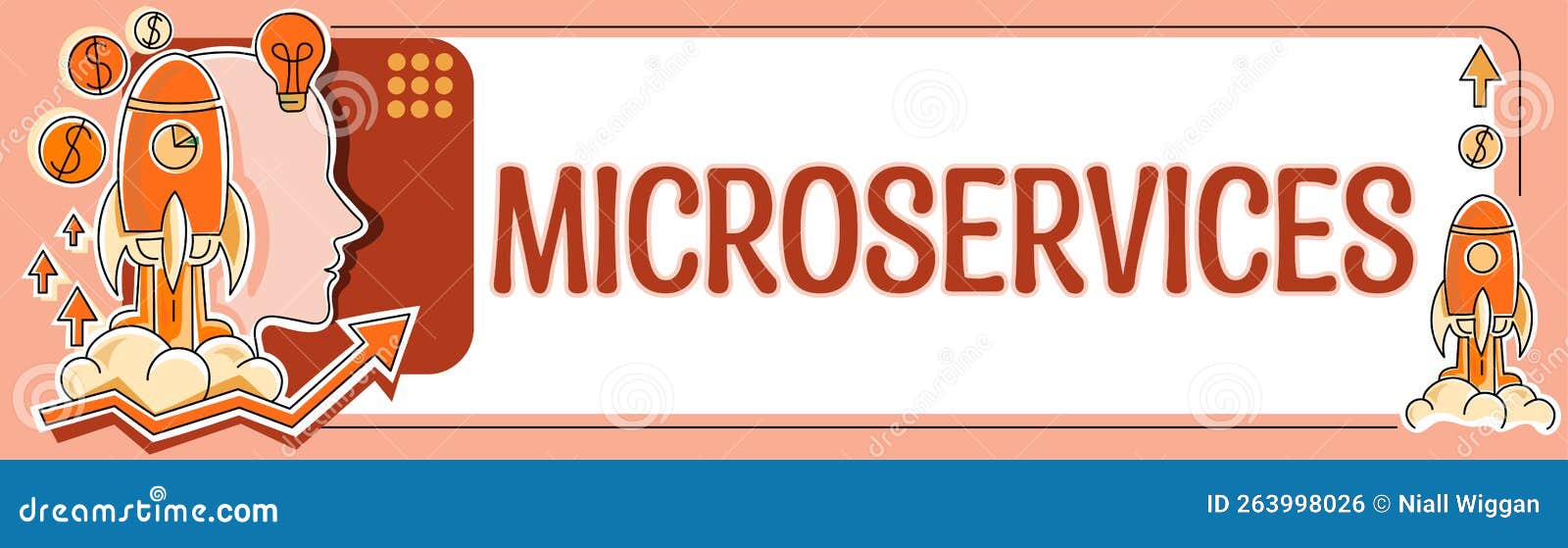 Microservices Concept And Symbol Cartoon Vector | CartoonDealer.com ...