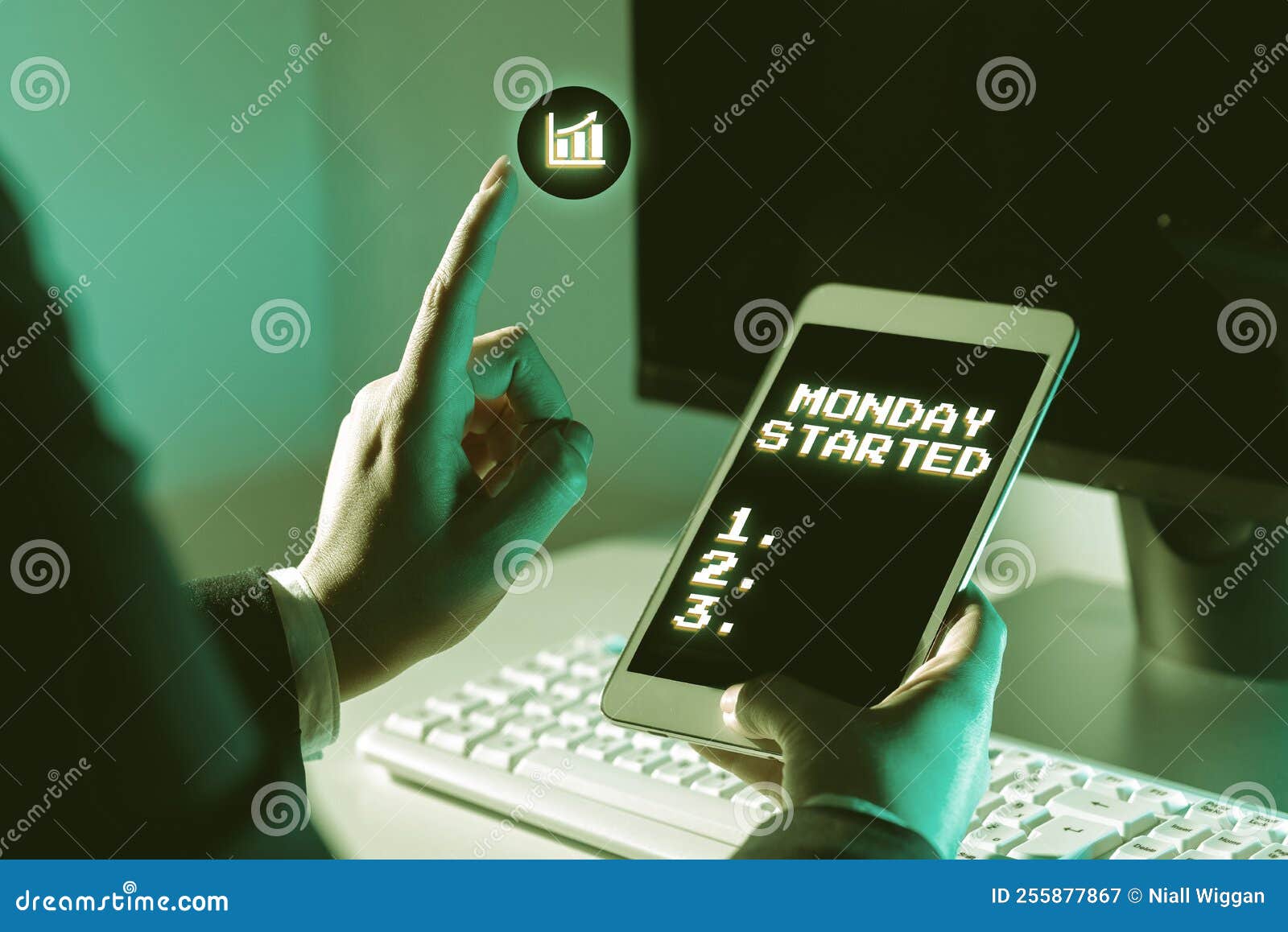 Sign Displaying Monday Startedgetting Ready for New Week Rest is Over ...