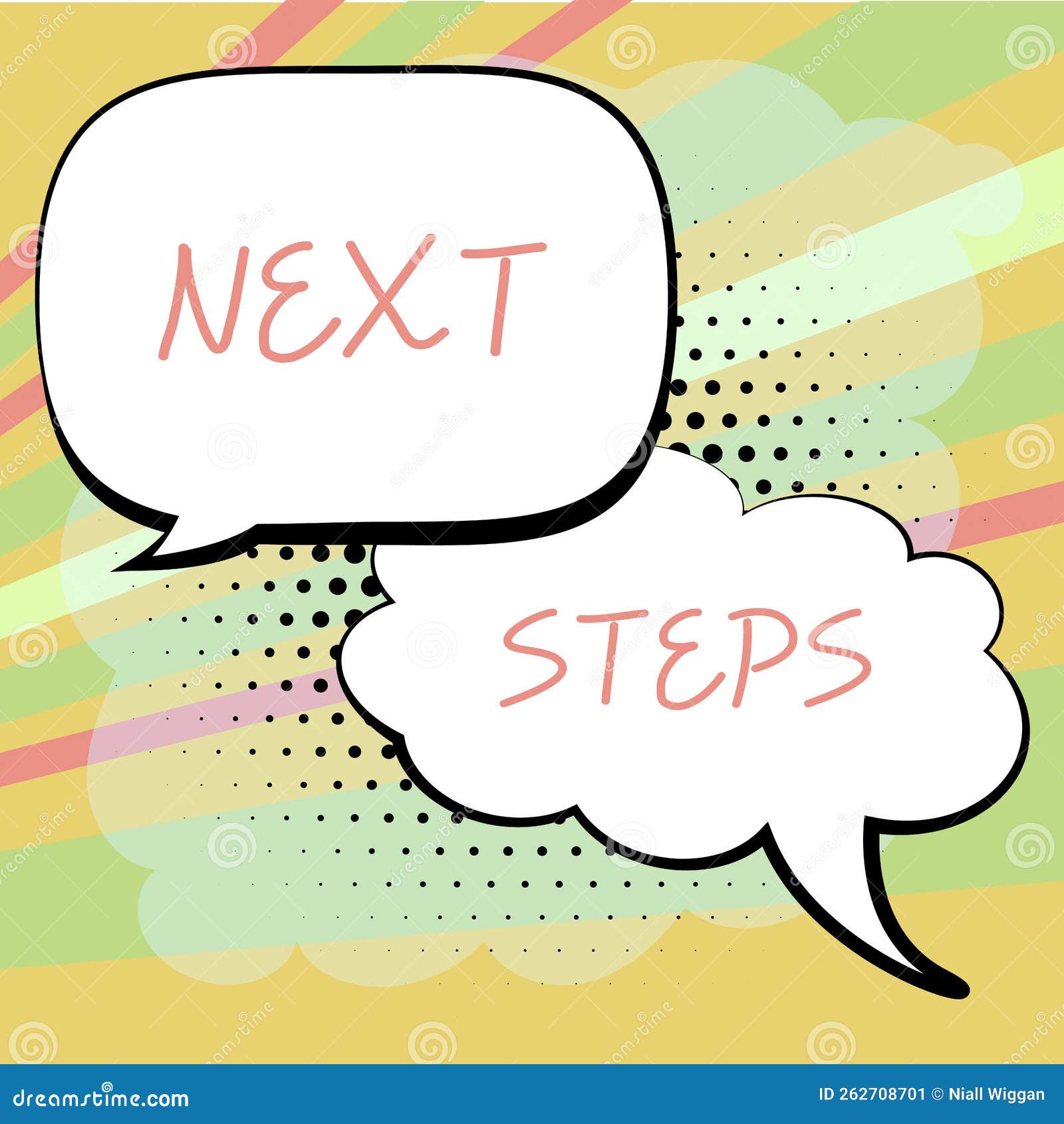 Sign Displaying Next Steps. Business Overview Numper of Process Going ...