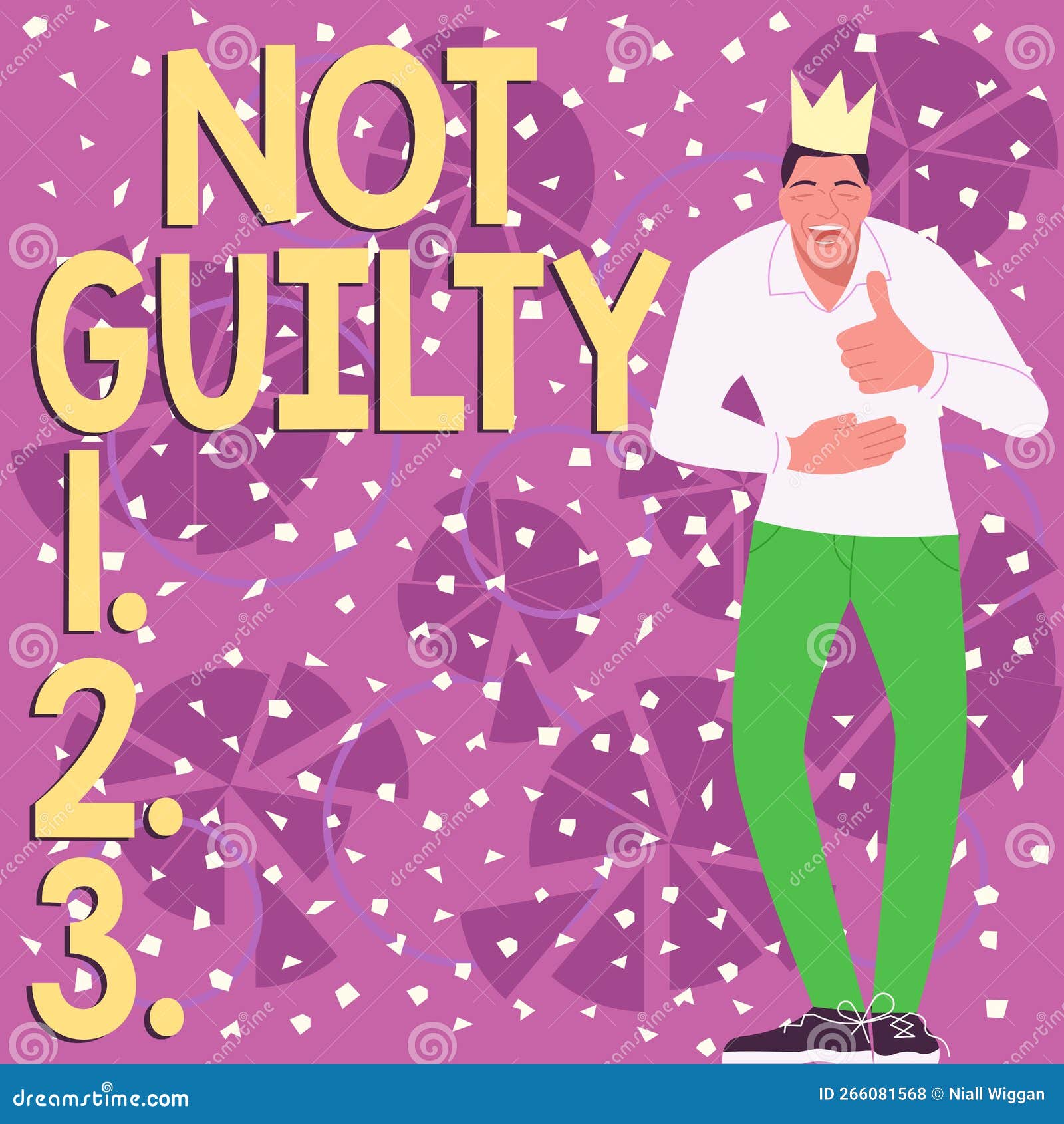 Sign Displaying Not Guilty. Business Idea Someone is Innocent Didnt ...