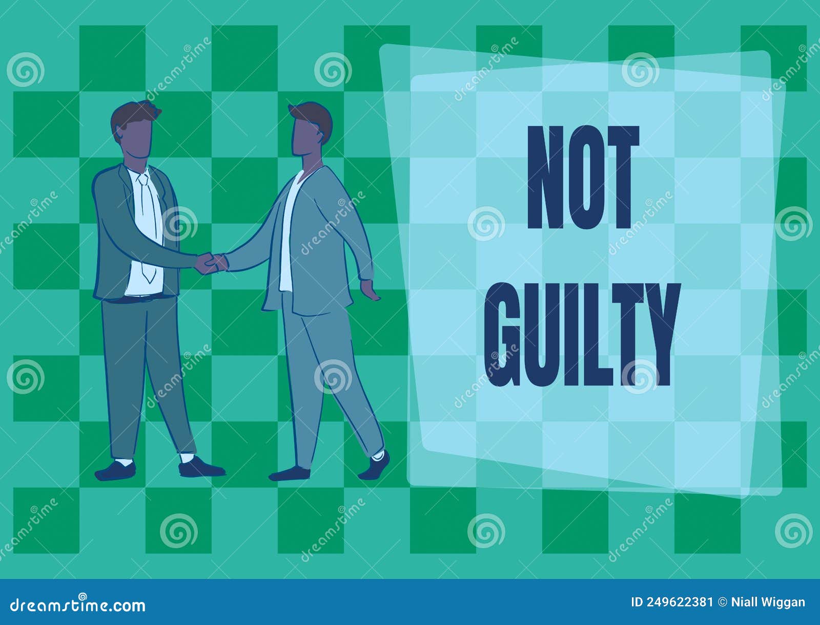 Sign Displaying Not Guilty. Internet Concept Someone is Innocent Didnt ...