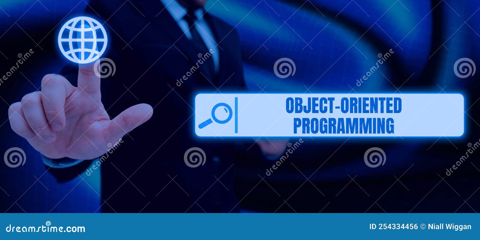 Sign Displaying Object Oriented Programming Business Concept Language