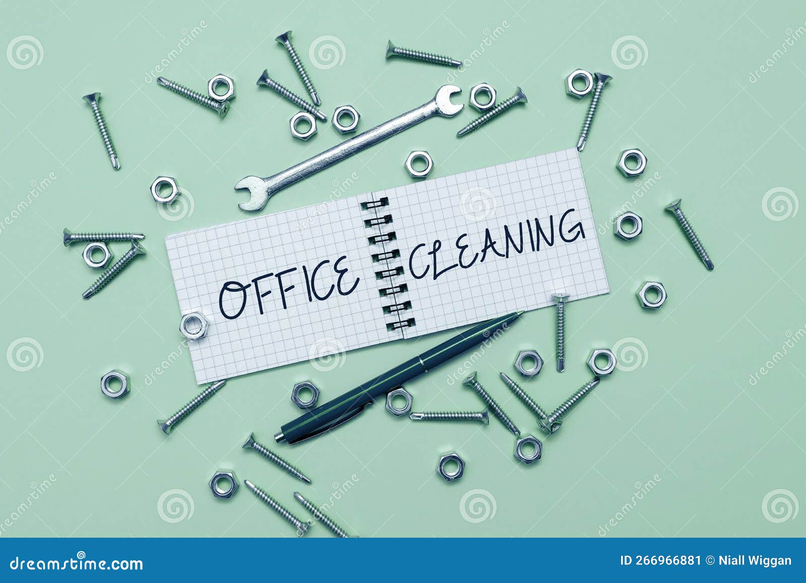 Sign Displaying Office Cleaning. Internet Concept the Action or Process ...