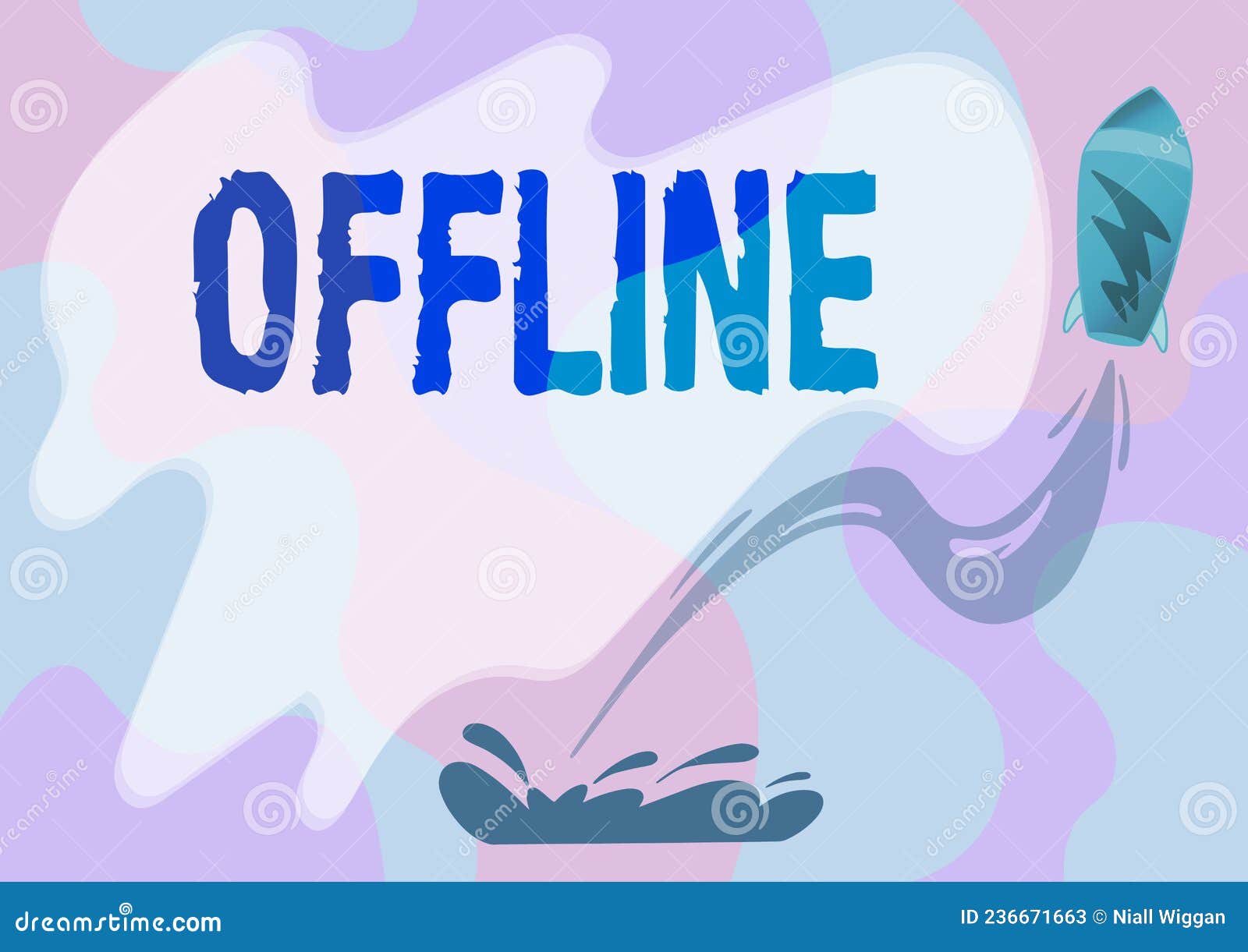 Sign Displaying Offline. Conceptual Photo Not Having Directly Connected ...